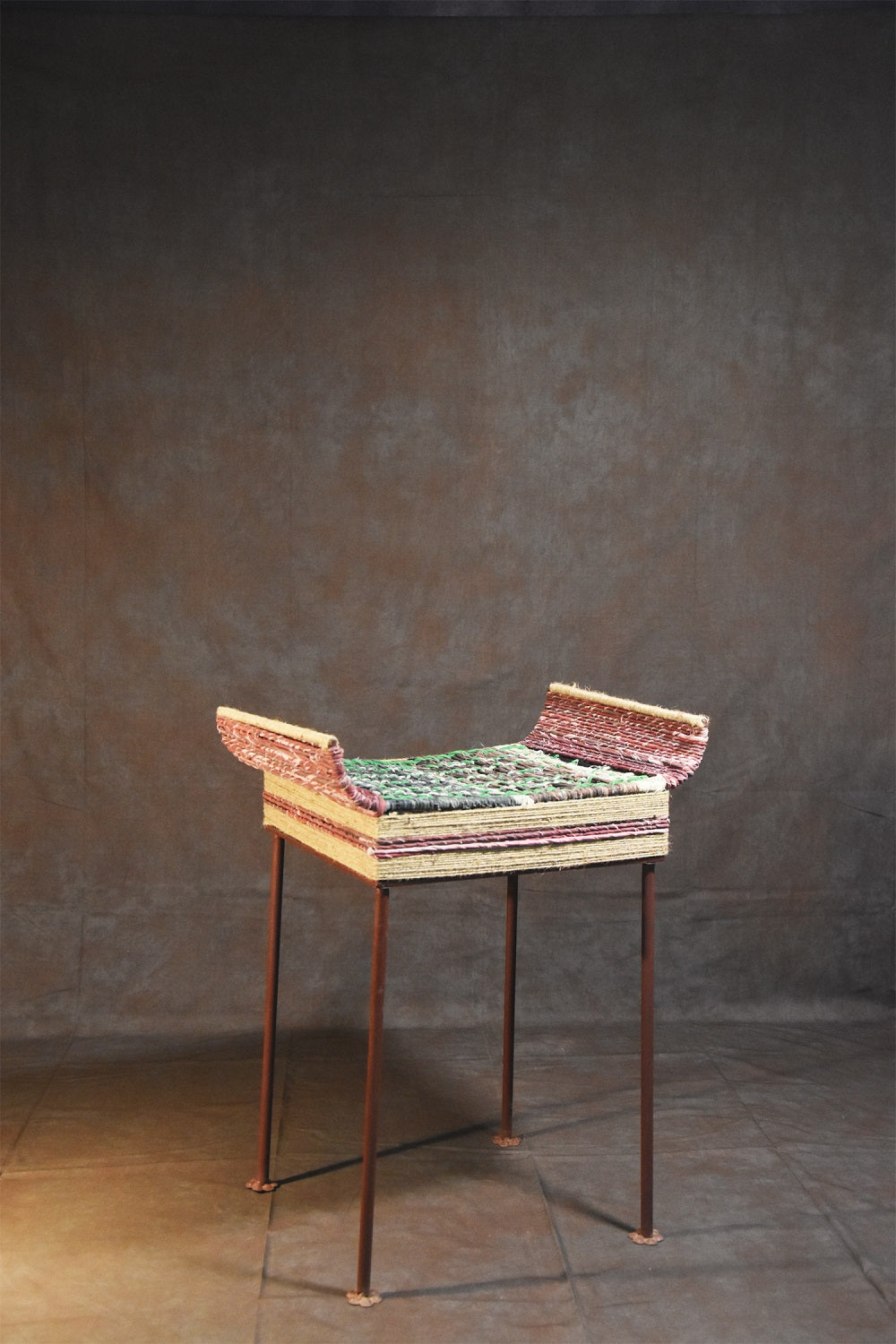 Hand Painted Brown Reversible Muslin Backdrop AZ803BGHMR