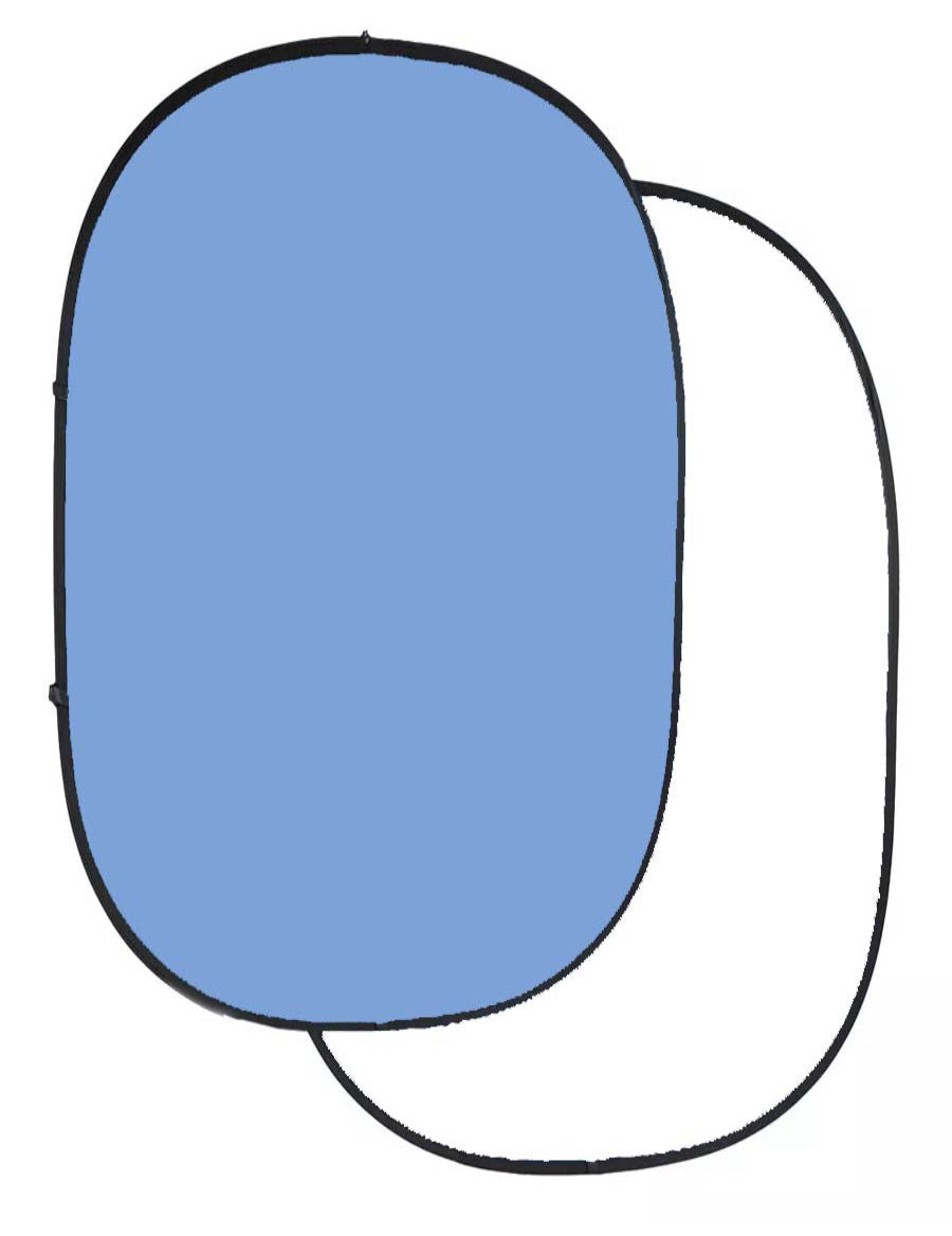 Light Blue/White Collapsible / Twistflex Backdrop Light Blue/White Collapsible / Twistflex Backdrop